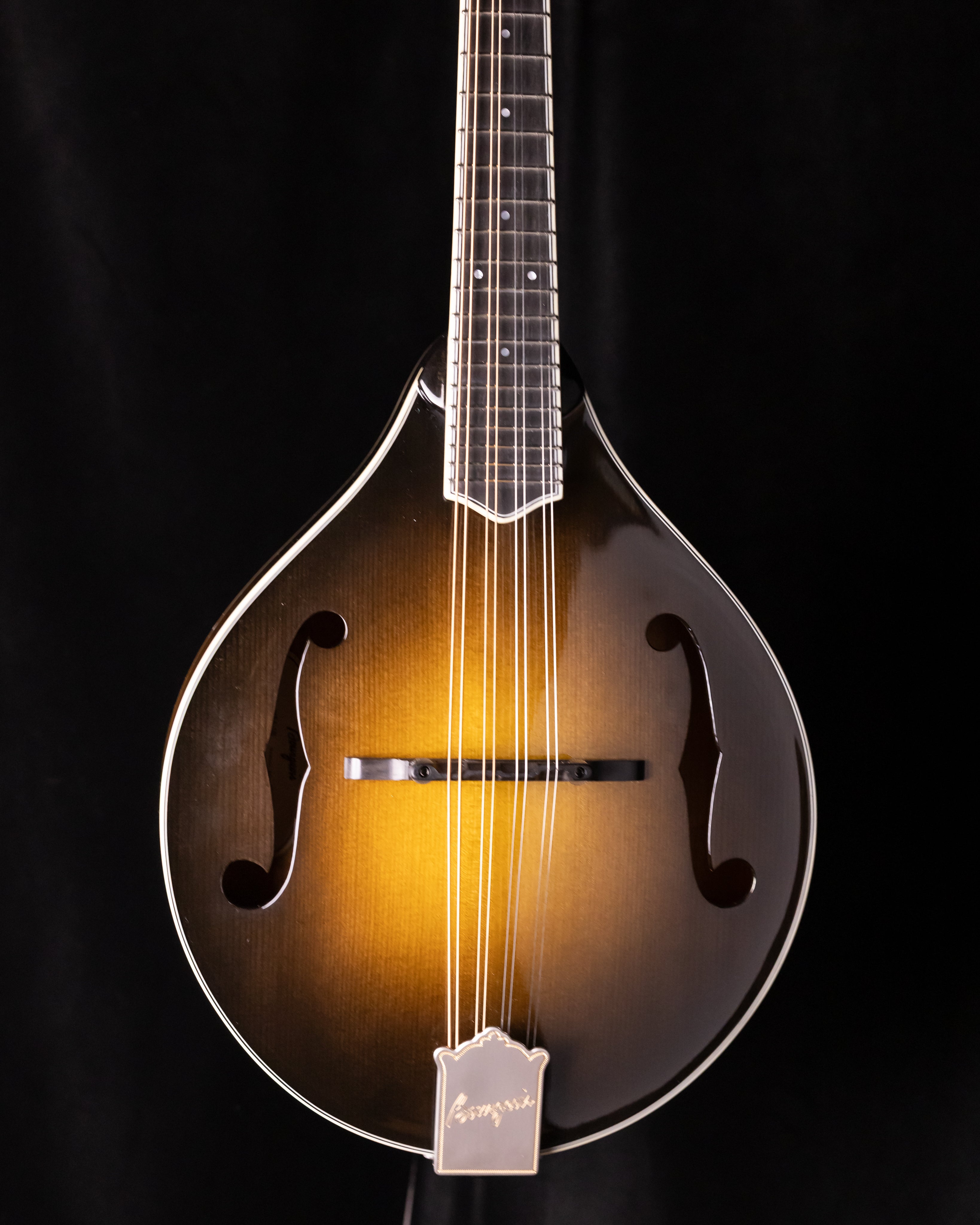 Bourgeios M5A-SB A-Style Mandolin All Torrified Adirondack/Flame Maple ...